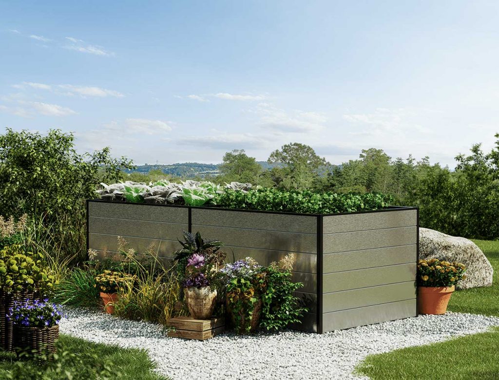Hochbeet - Alu Länge 235 cm, vier Breiten, MADE IN AUSTRIA ...